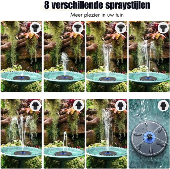 Op Zonne-Energie Werkende Buitenfontein 3.5W 2024 - Verbeterd ...