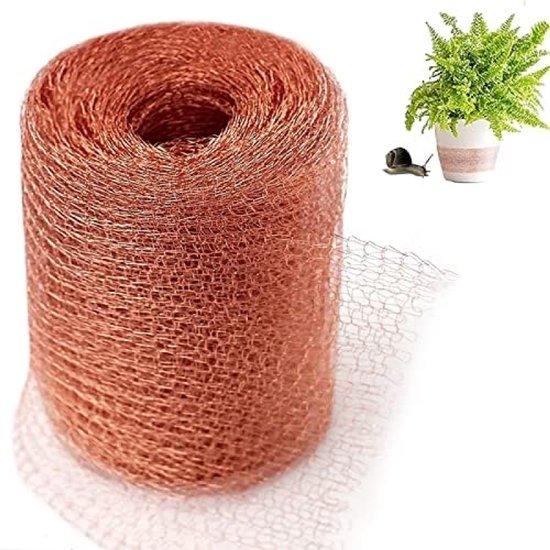 PolkaHome Koperen Gaas Rol - 6 Meter Lengte, 12.7 cm Breedte ...