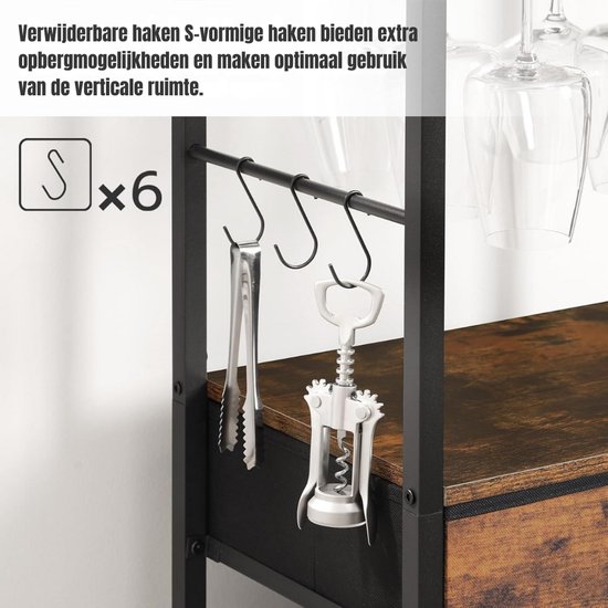 DD Barkast - Drankkast - Barmeubel - Bar Kast - Huisbar - 30x40x102cm ...