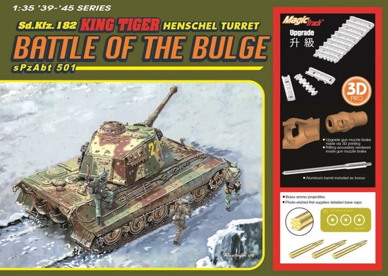 1:35 Dragon 6254 Sd.Kfz. 182 Königstiger - Henscheltoren sPz.Abt. 501 ...