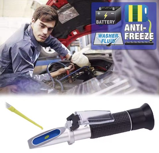 Refractometer - Glycol meter - Refracto meter - In handig opbergdoosje ...