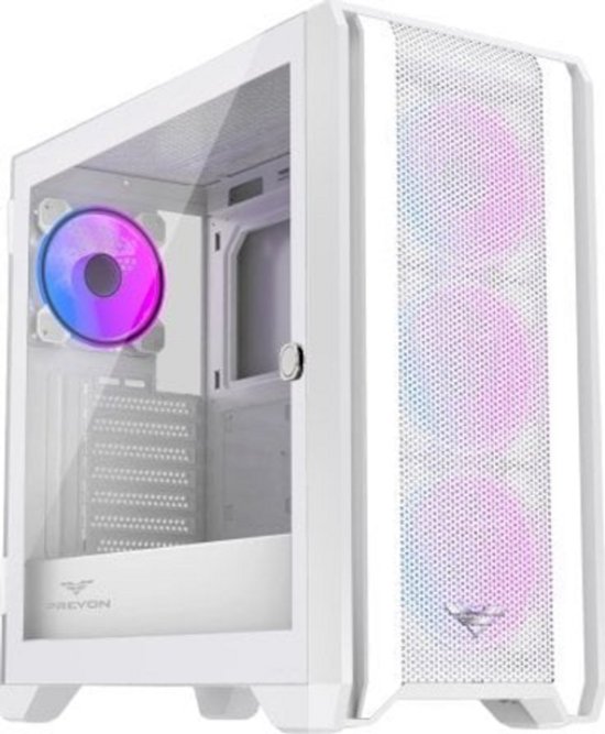 PREYON Nest Windy+ White - PC Case - Behuizing - Compatibel voor Micro ...