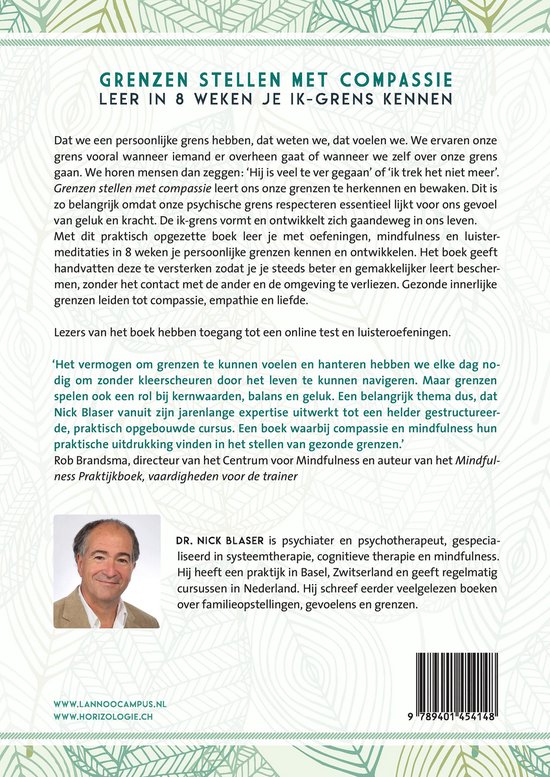 Grenzen stellen met compassie - Boek over persoonlijke grenzen ...
