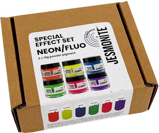 Jesmonite Special Effect SET 10g x 6st - FLUO | bol