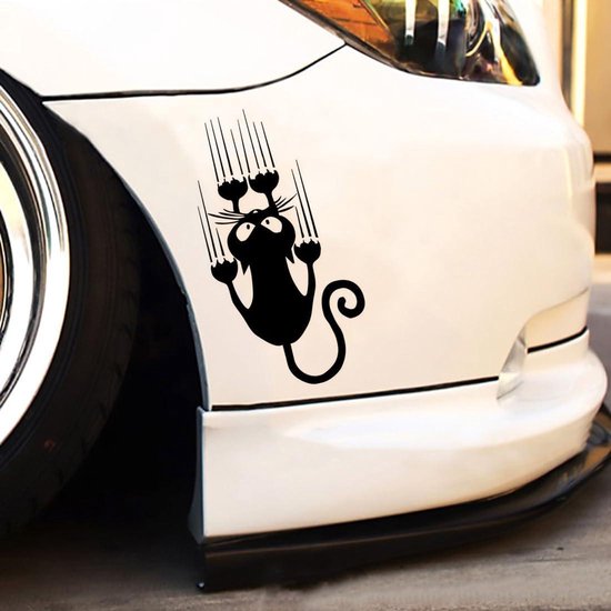 1 stuk autosticker voor katten - stickers met cartoonpatroon en ...