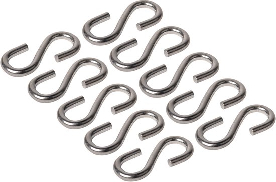 S-haak 70x7 mm - 10 stuks | bol