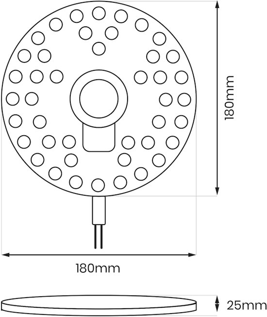 Led-module FIX 24W 4000K Fi180 | bol