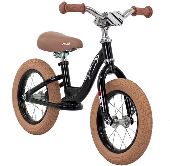 2Cycle - Loopfiets - First - Luchtbanden - Zwart - Loopfiets 2 jaar ...