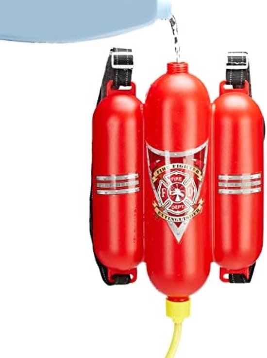 2x Waterpistool Brandweer Set, 2,5 Liter Tank, 5 Meter Bereik, 2 ...