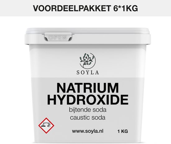 Natriumhydroxide - 6*1 KG - Sodium Hydroxide - Caustic Soda - Bijtende ...