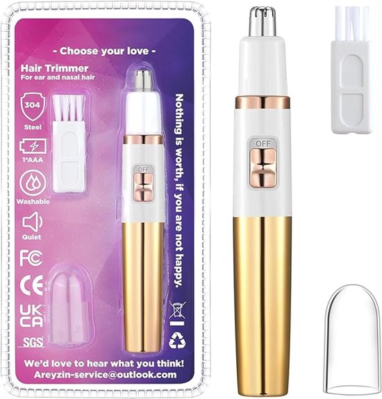 Neustrimmer - Efficiënt en Veilig - Voor Neus, Oren en Wenkbrauwen ...