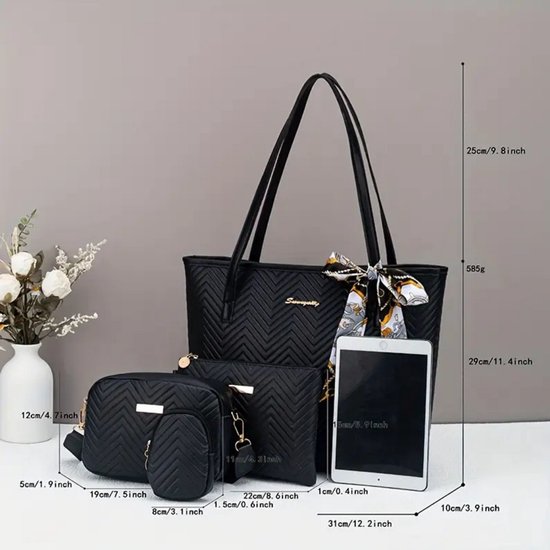 Bovista Handtas Dames - Schoudertas - School - Shopper - Schooltas ...
