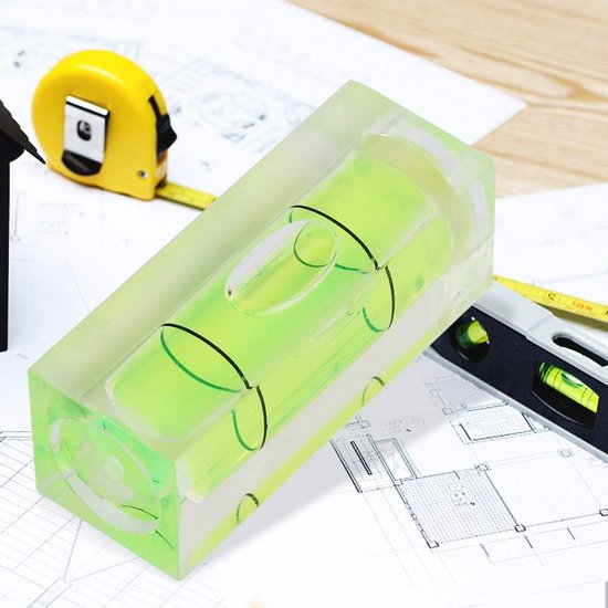 Mini Waterpas Set - 5 Stuks Vierkante Opknaping Waterpas Niveau ...