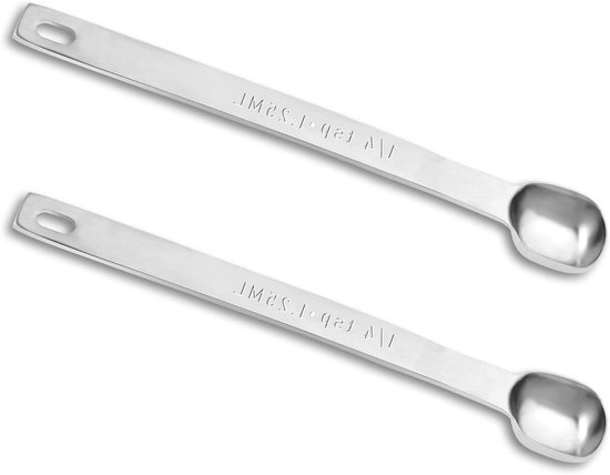 Stainless Steel Measuring Spoon 1ml Rectangular Mini Herbal Spoon (1ml ...
