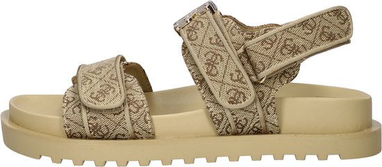 Guess Fabelis Sandalen - Dames - Beige - Maat 36 | bol