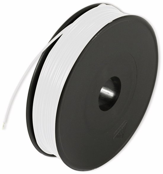 RAUTRONIC Schakeldraad LiYv, 0,5 mm², 25 m, wit | bol