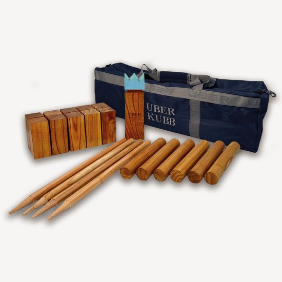 KUBB - Official - Luxe tas - hardhout made in India | bol