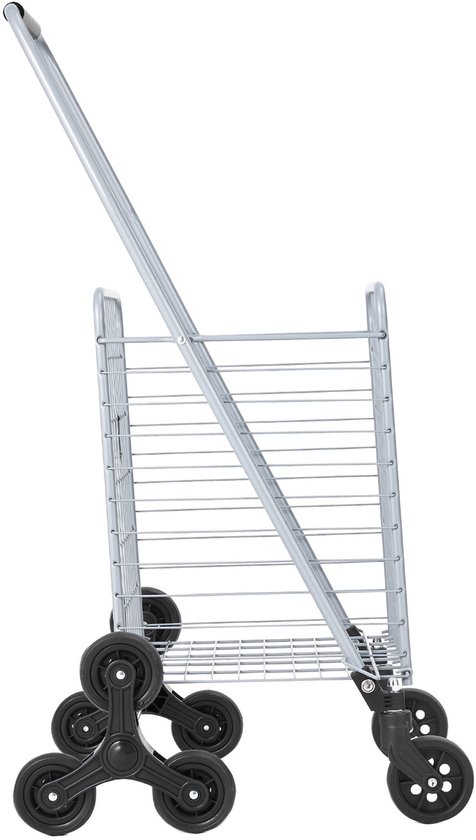 Boodschappenwagen, 45 L Traplopende Boodschappenwagen Met 360 ...