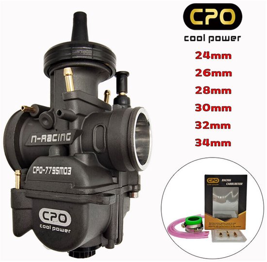 Geschikt voor Nieuwe Pwk-carburateur - CPO N - 28 mm PWK-carburateur - Racecarburateur. | bol
