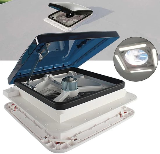 Serolux® - Dakventilator 12V - Dakluik Camper/Caravan - Donkere ...