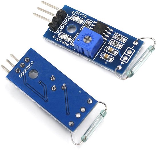 6 stuks Reed Sensormodule glazen rieten schakelaar magneetschakelaar ...