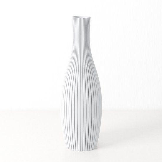Dastium Home - Smalle Hoge Vaas - Wit - H50 cm - Dunne Japandi Vaas ...