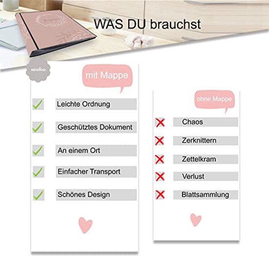 Minilino certificaatmap 20 premium transparante vakken A4 [BESCHERMING ...