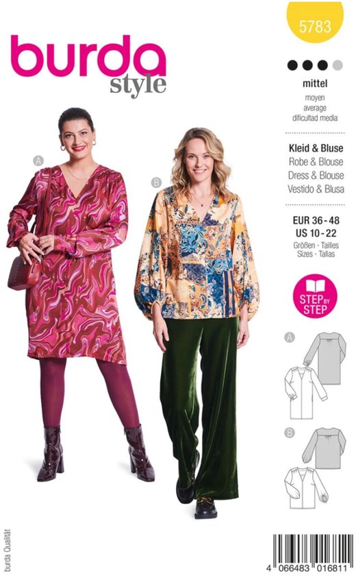 Burda nr. 5783 maat 36 - 48 | bol