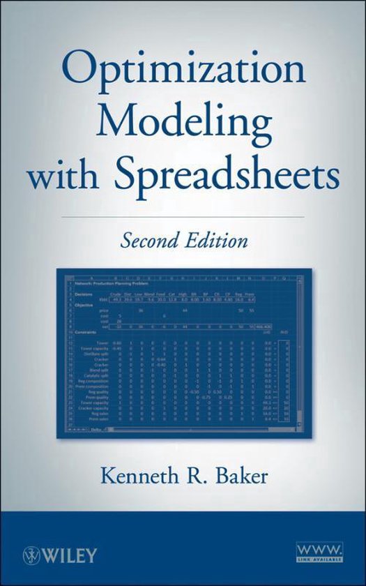 Optimization Modeling with Spreadsheets, Kenneth R. Baker | 9780470928639 | Boeken | bol