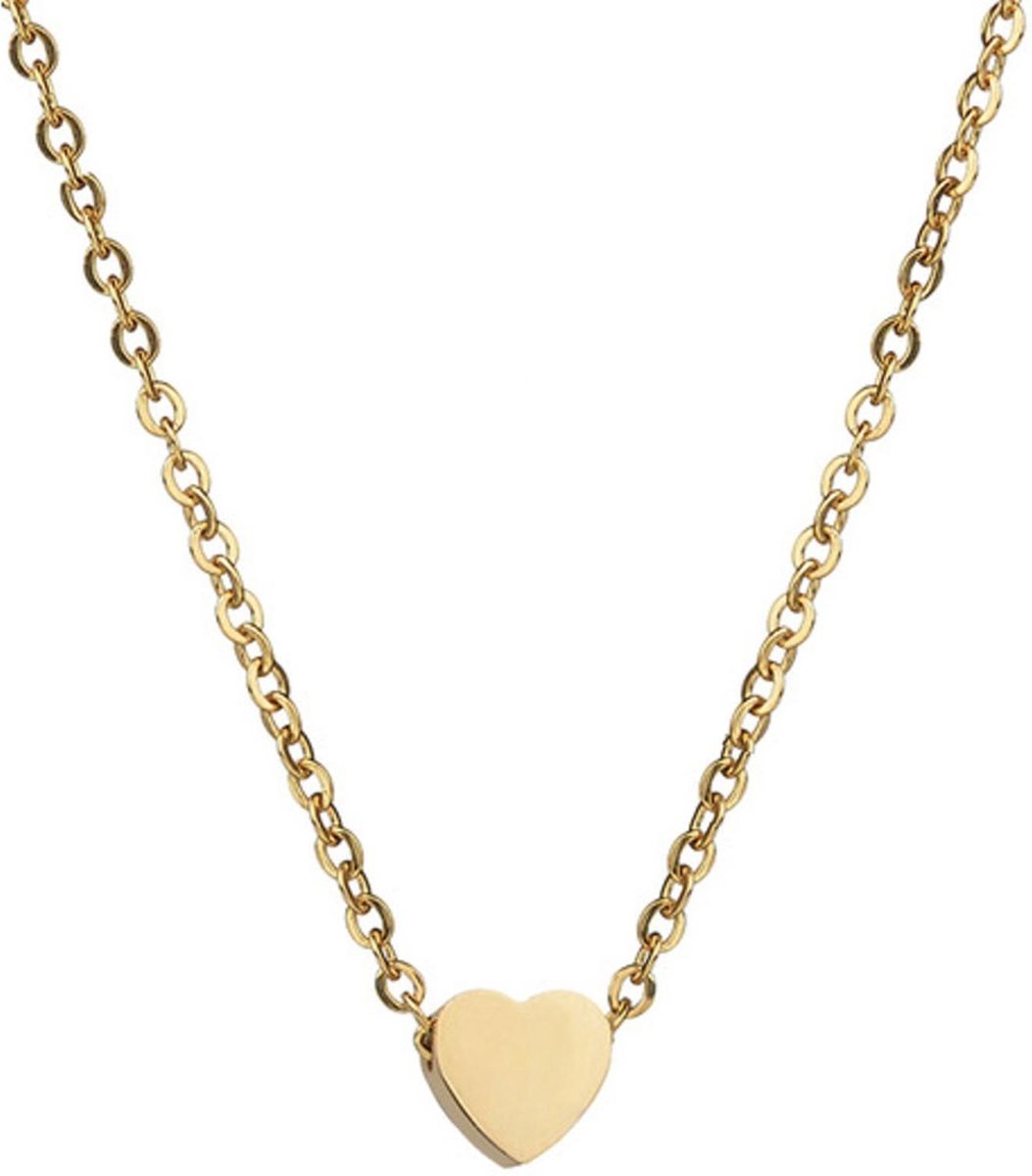 ketting dames | ketting dames met hartje hanger | ketting met hart ...