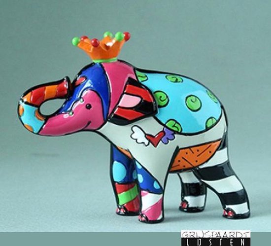 Romero Britto - Elephant Royalty | bol.com