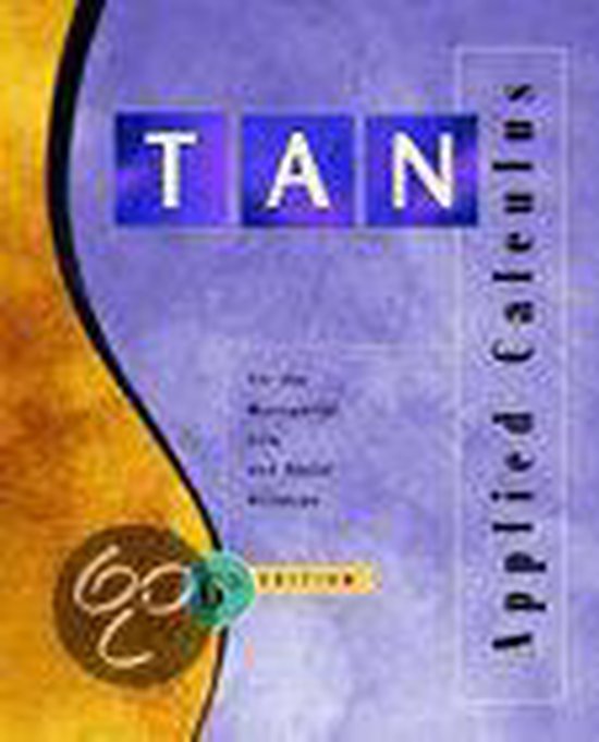 Applied Calculus, Soo Tan | 9780534465032 | Boeken | bol