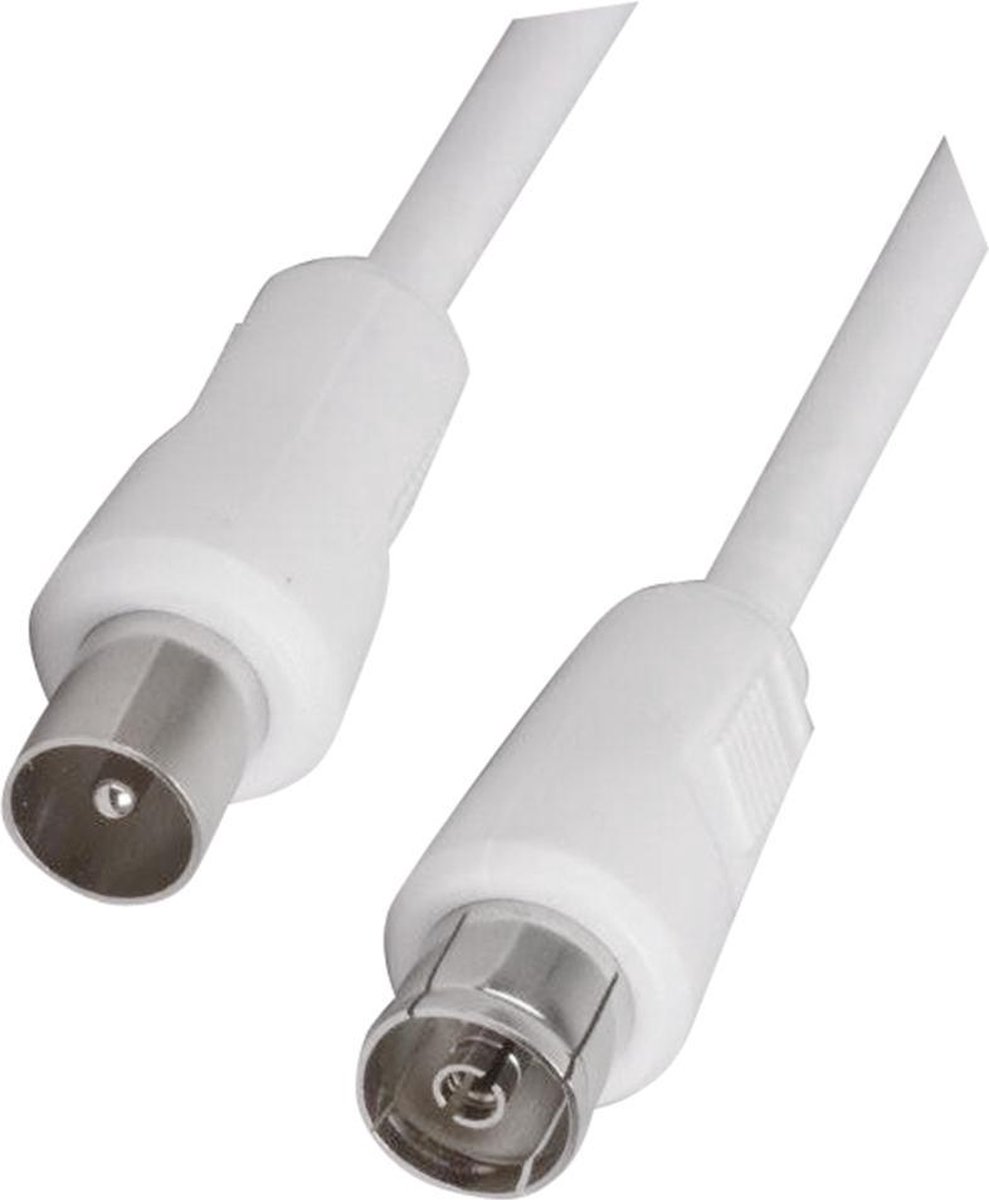 Technetix - Coax Kabel - wit - 7.5 meter | bol.com