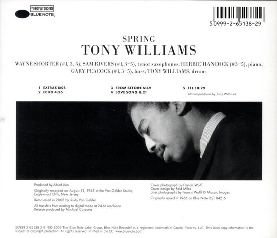 Spring, Tony Williams | CD (album) | Muziek | bol.com