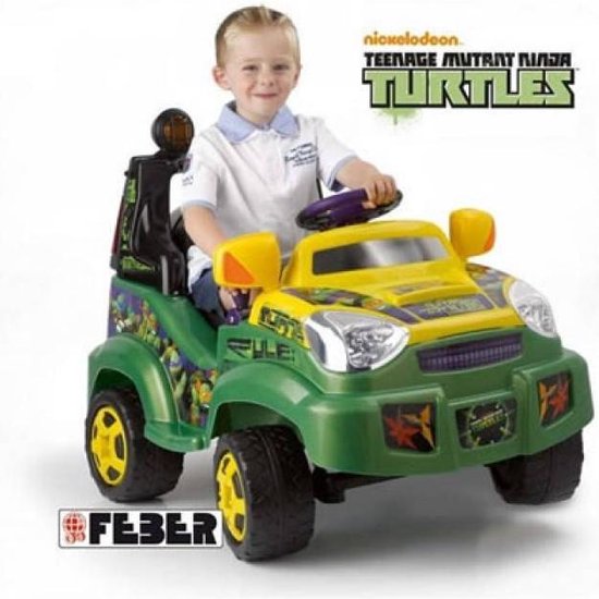 Feber - Ninja Turtles Electrische Jeep | bol.com