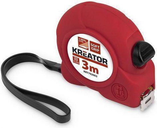Kreator Rolmeter KRT702003 - Staal - 3 m | bol.com