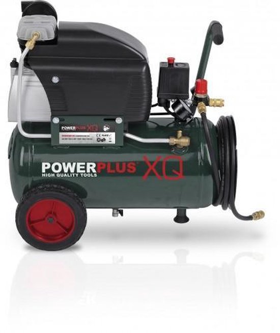 Powerplus POWXQ8105 Compressor - max. 10 bar - 1600 W - 24 liter | bol