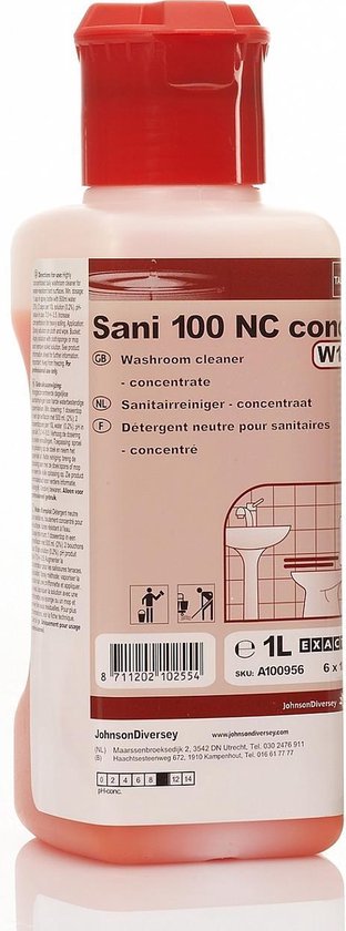 Taski Sani 100 N.C. concentraat EXACT doseerflacon 6 x 1 liter | bol.com