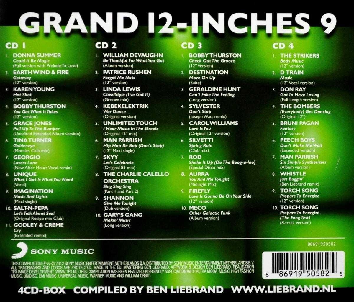 Grand 12-Inches Vol. 9, Ben Liebrand | CD (album) | Muziek | bol.com