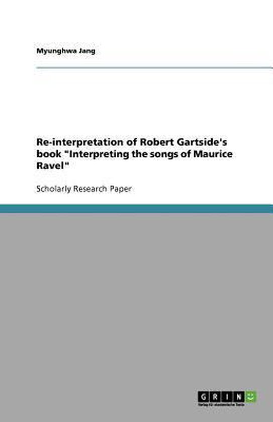 Re-interpretation of Robert Gartside's book Interpreting the songs of ...