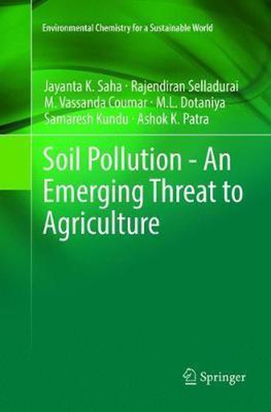 Environmental Chemistry for a Sustainable World- Soil Pollution - An Emerging Threat... | bol