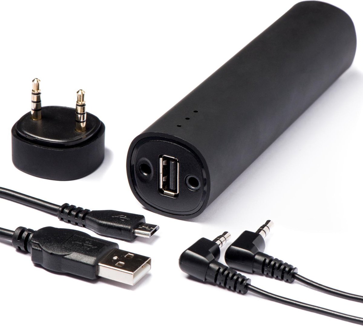 Azuri Music powerbank - 4.000 mAh - Zwart | bol