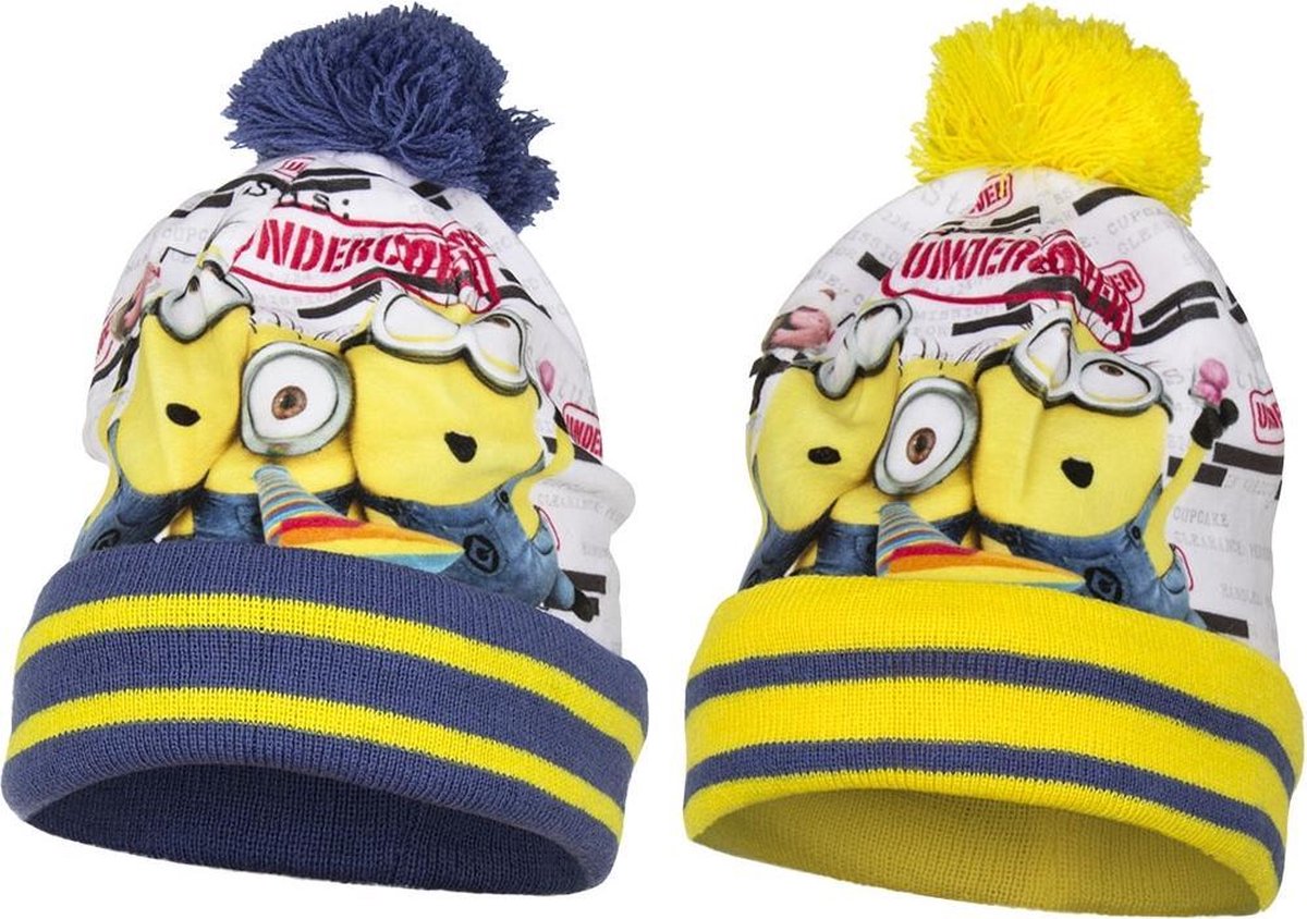 Minion undercover muts maat 52 blauw | bol.com