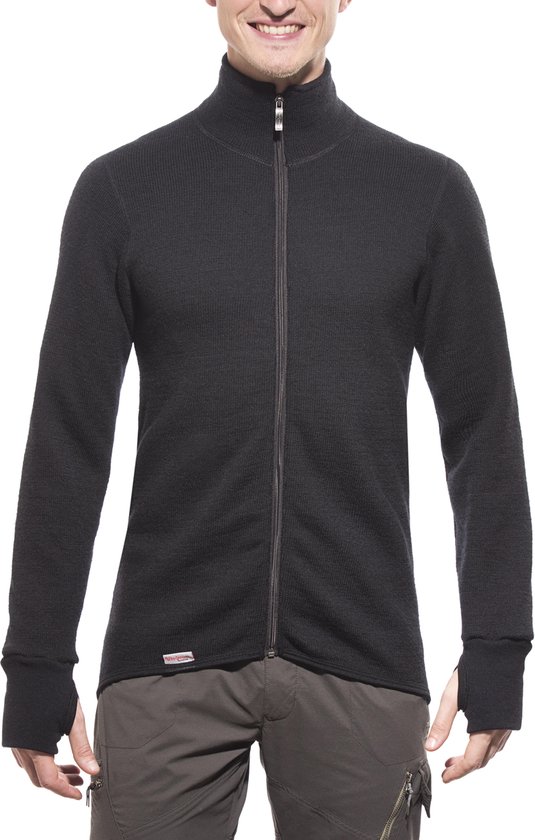 Woolpower 600 - Sweater - Volwassenen - Maat XL - Zwart | bol