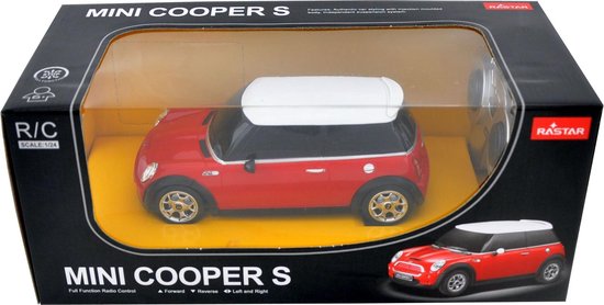 Rastar Mini Cooper 1:24 - Rood | bol.com