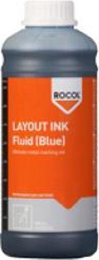 Rocol Layout ink Fluid Blue - 1L | bol