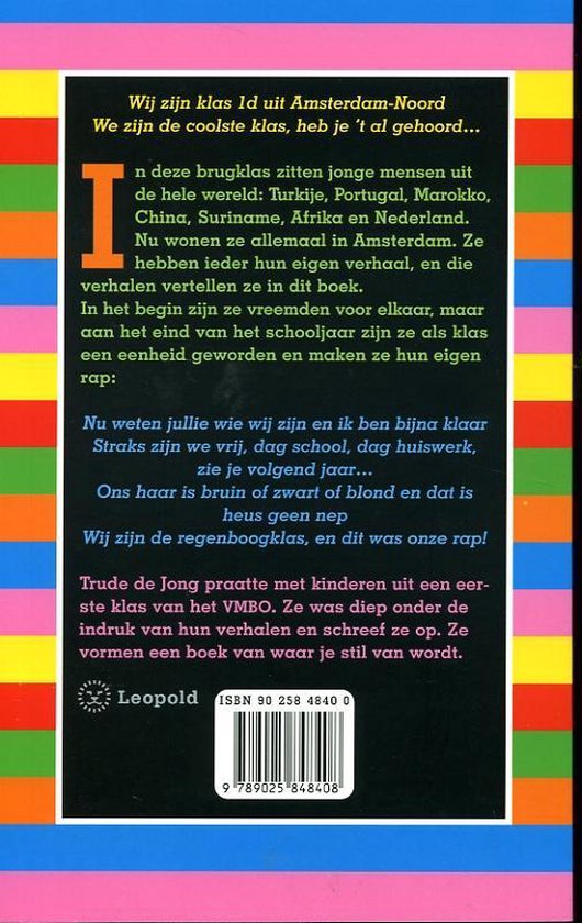 Regenboog rap, Trude de Jong | 9789025848408 | Boeken | bol