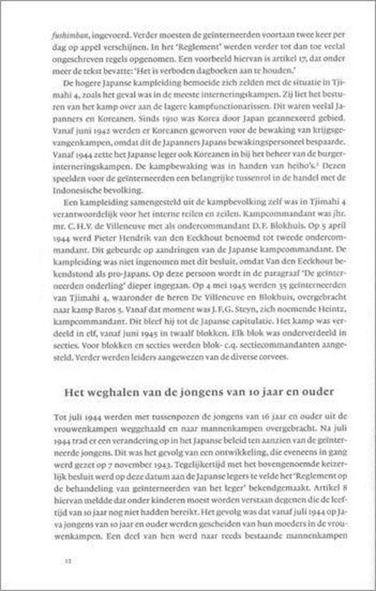 Japanse Bezetting Dl 4 Kamp Tjimahi, M. Heijmans | 9789035124660 ...
