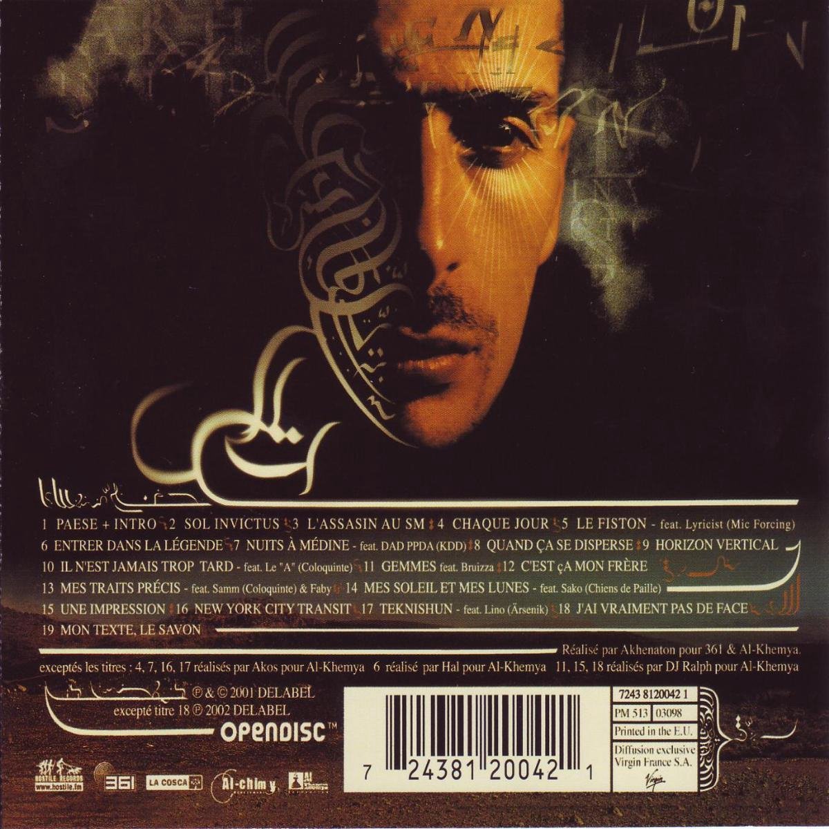 Sol Invictus -New-, Akhenaton | CD (album) | Muziek | bol.com