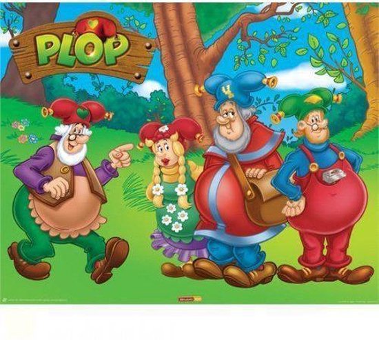 Kabouter plop Poster groep 40 x 50cm | bol.com